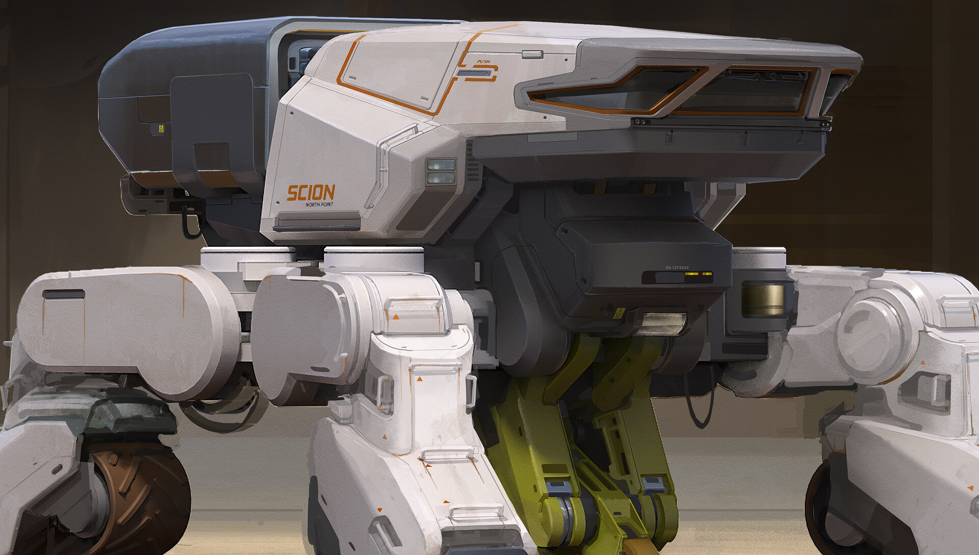 ArtStation - Scion research management Mech