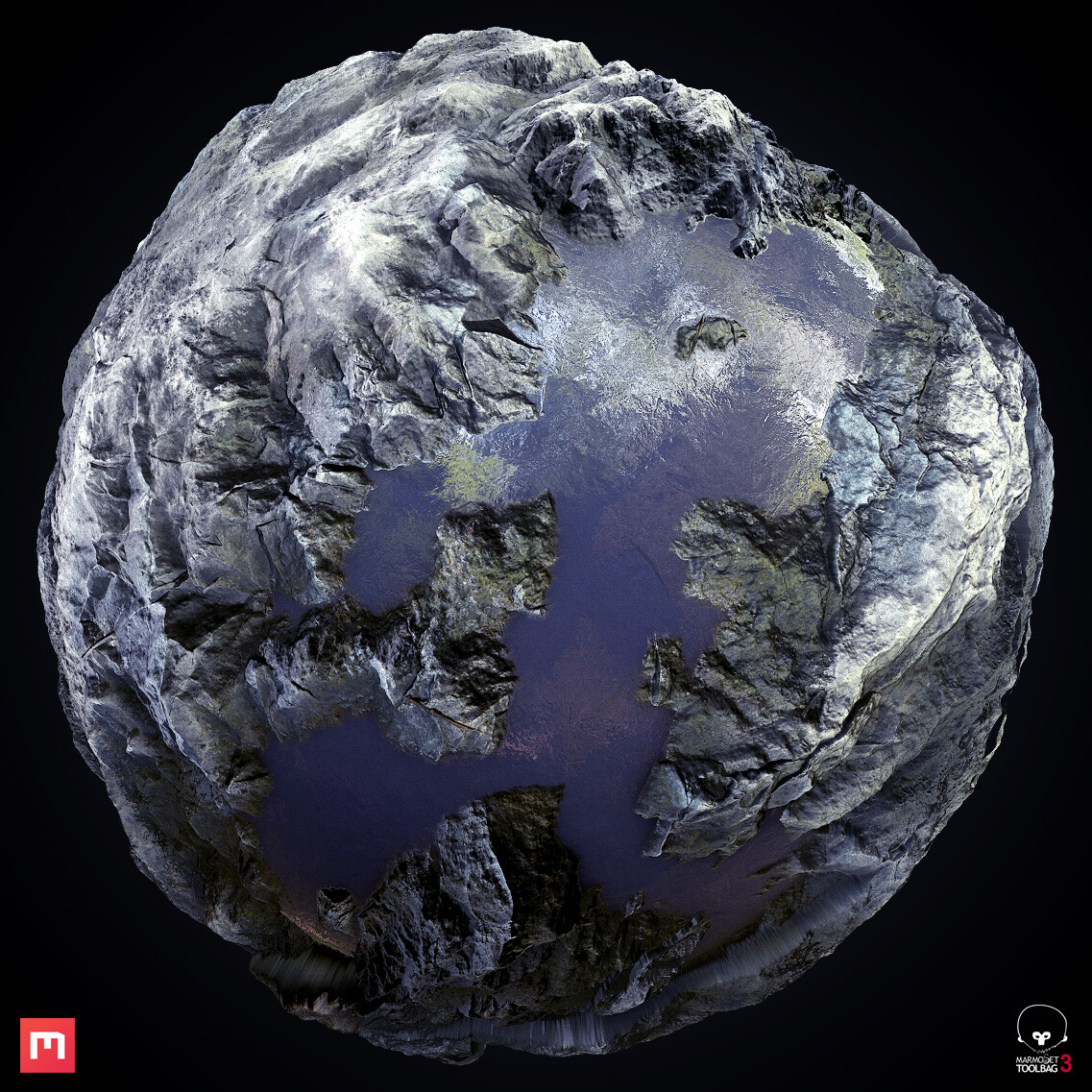 ArtStation - Mountains & Reservoir, Quixel and Megascans