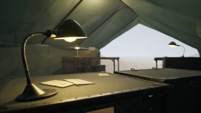 ArtStation - US Military Field Desk