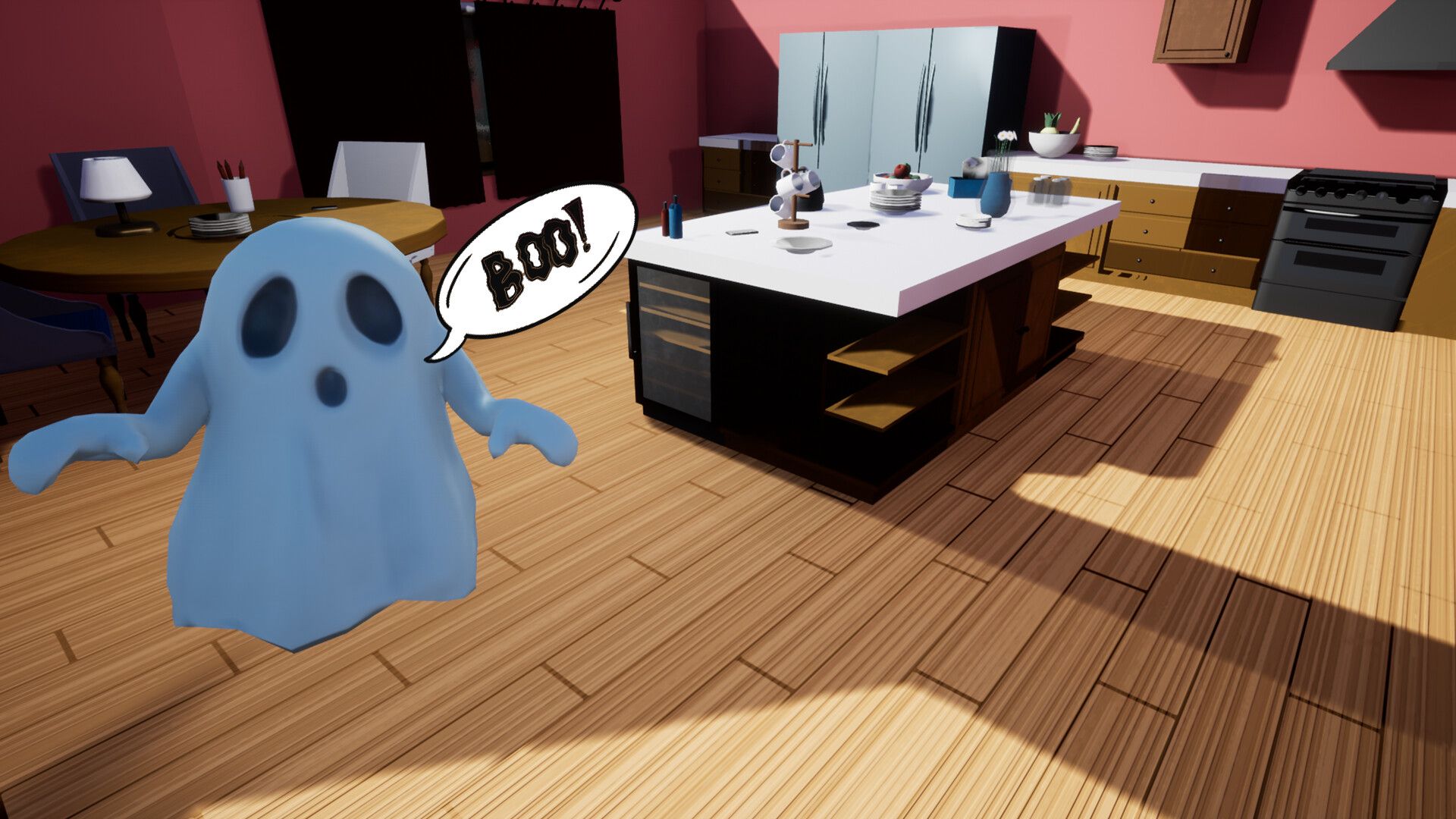ArtStation - Boo! The Ghastly Ghost- Games Jam 2019
