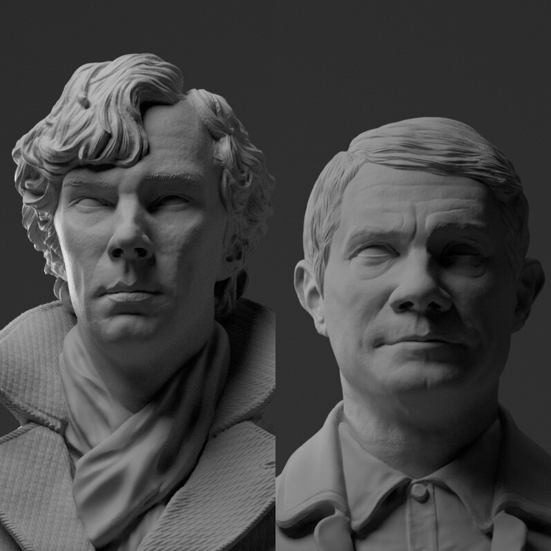 ArtStation - Sherlock Holmes & John Watson