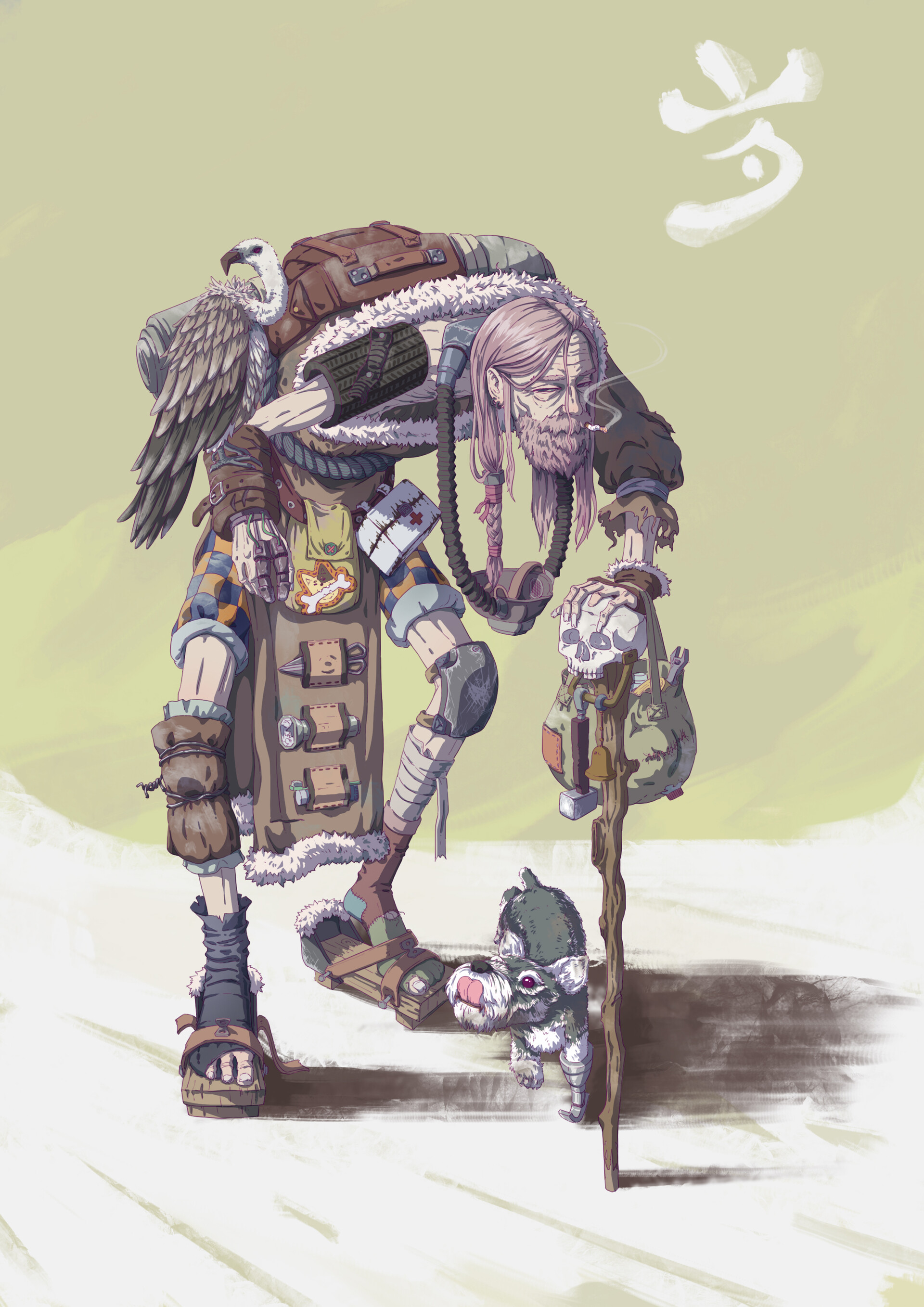 ArtStation - Waste soil Character design 废土 末日 人物设计