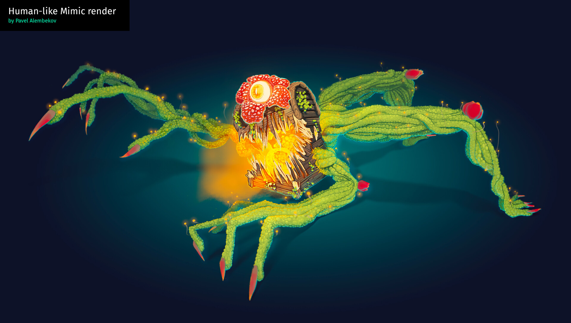 ArtStation - Human-like Mimic concept+render