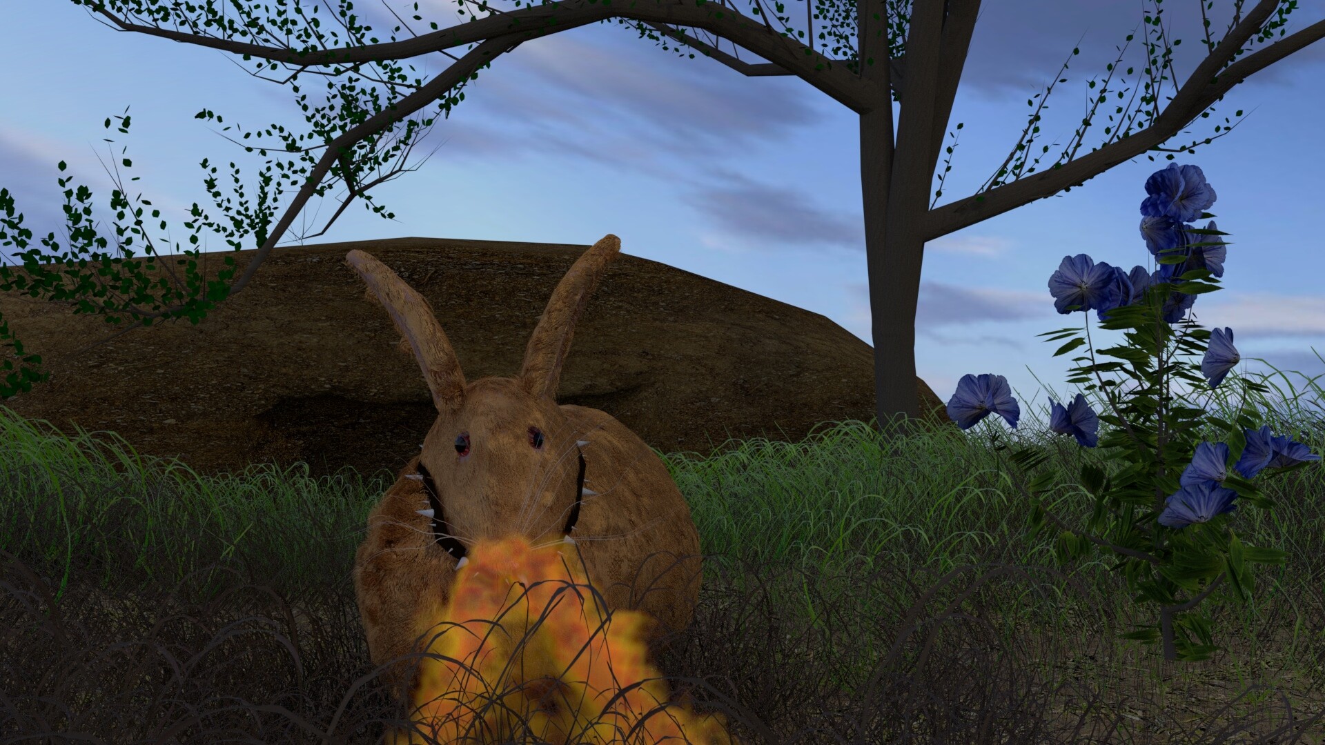 ArtStation - Fire-breathing rabbit