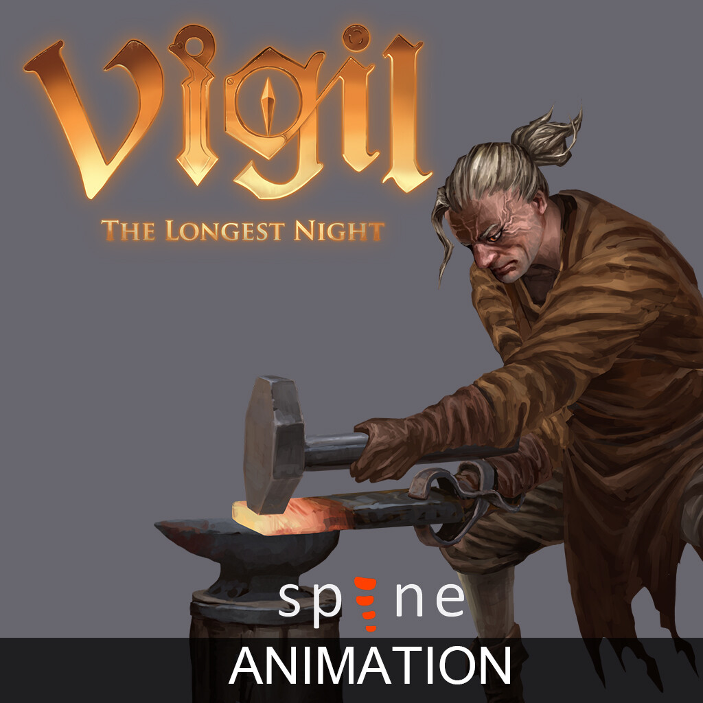 ArtStation - Blacksmith - Animation of Vigil: The Longest Night