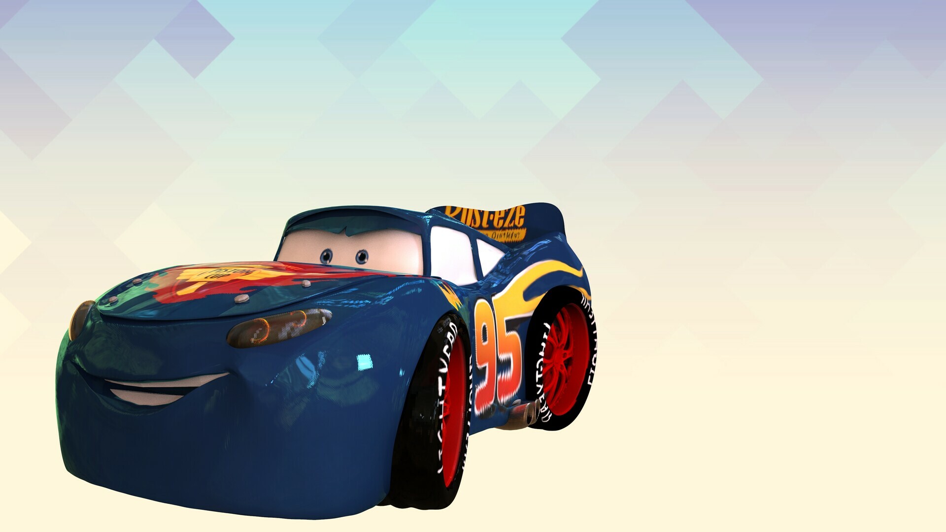 ArtStation - Mcqueen Blue Trainer 🚙 ketchaw ⚡️