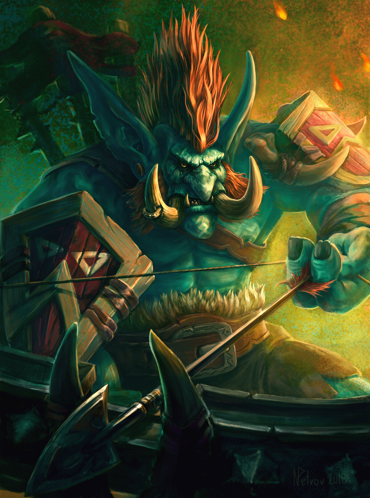 ArtStation - Troll Hunter (color)