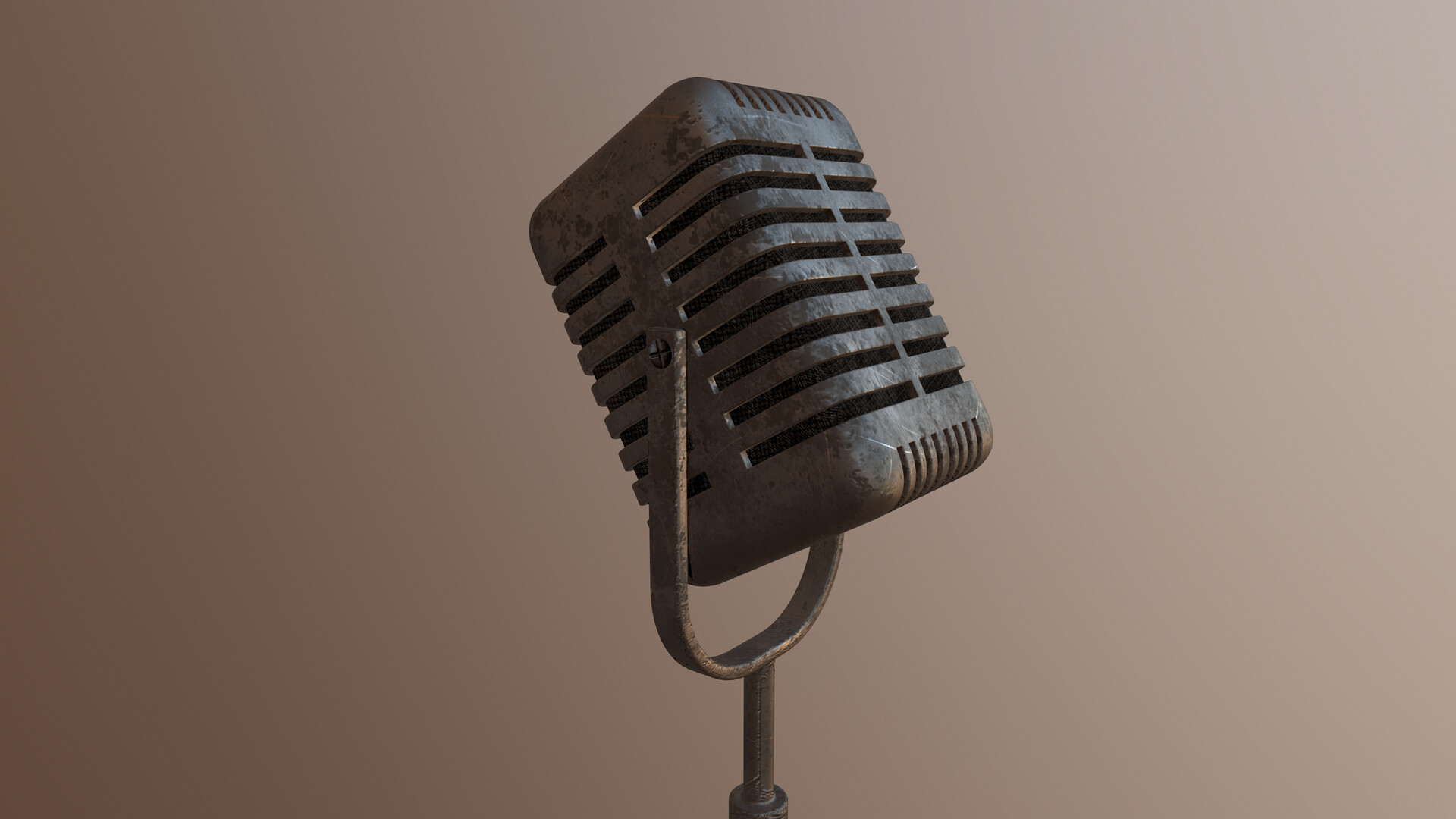 ArtStation - Vintage Microphone