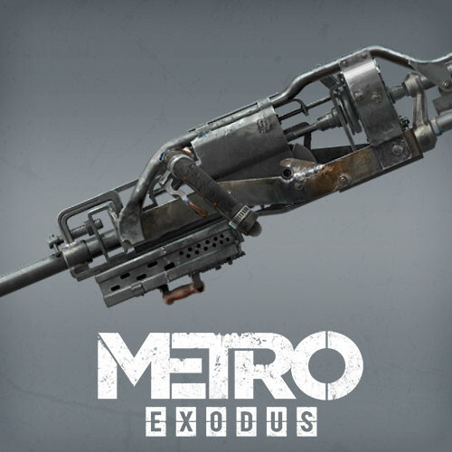 ArtStation - Metro: Gatling Machine Gun