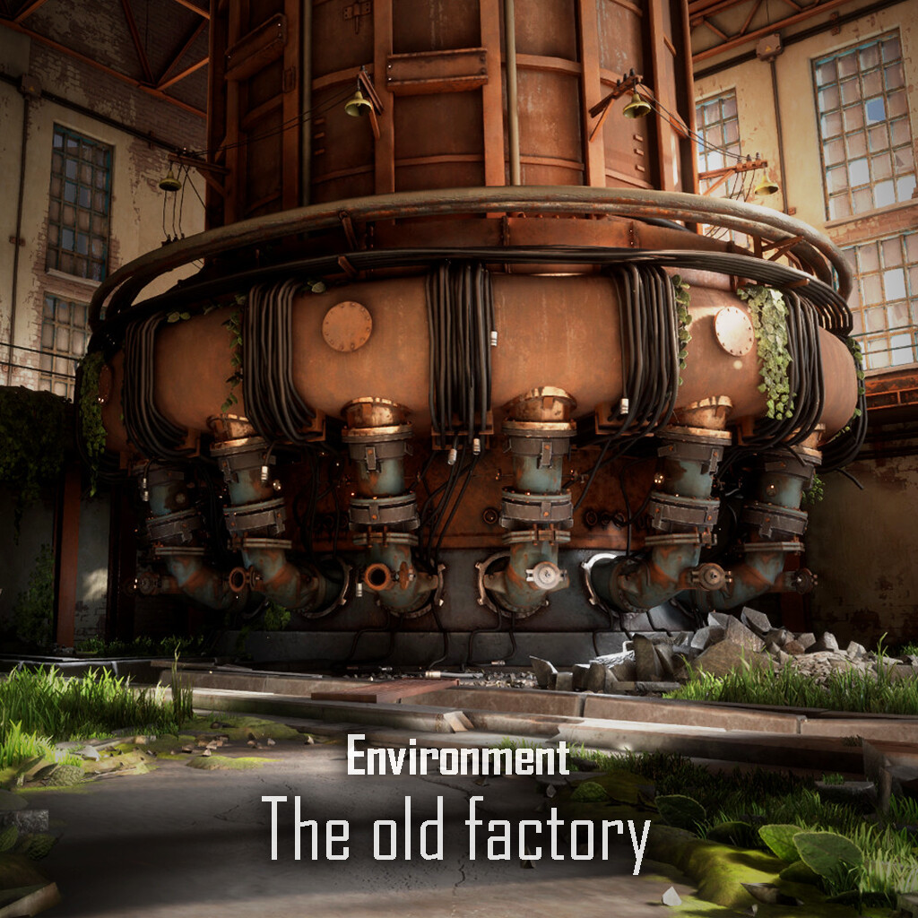 ArtStation - The old factory