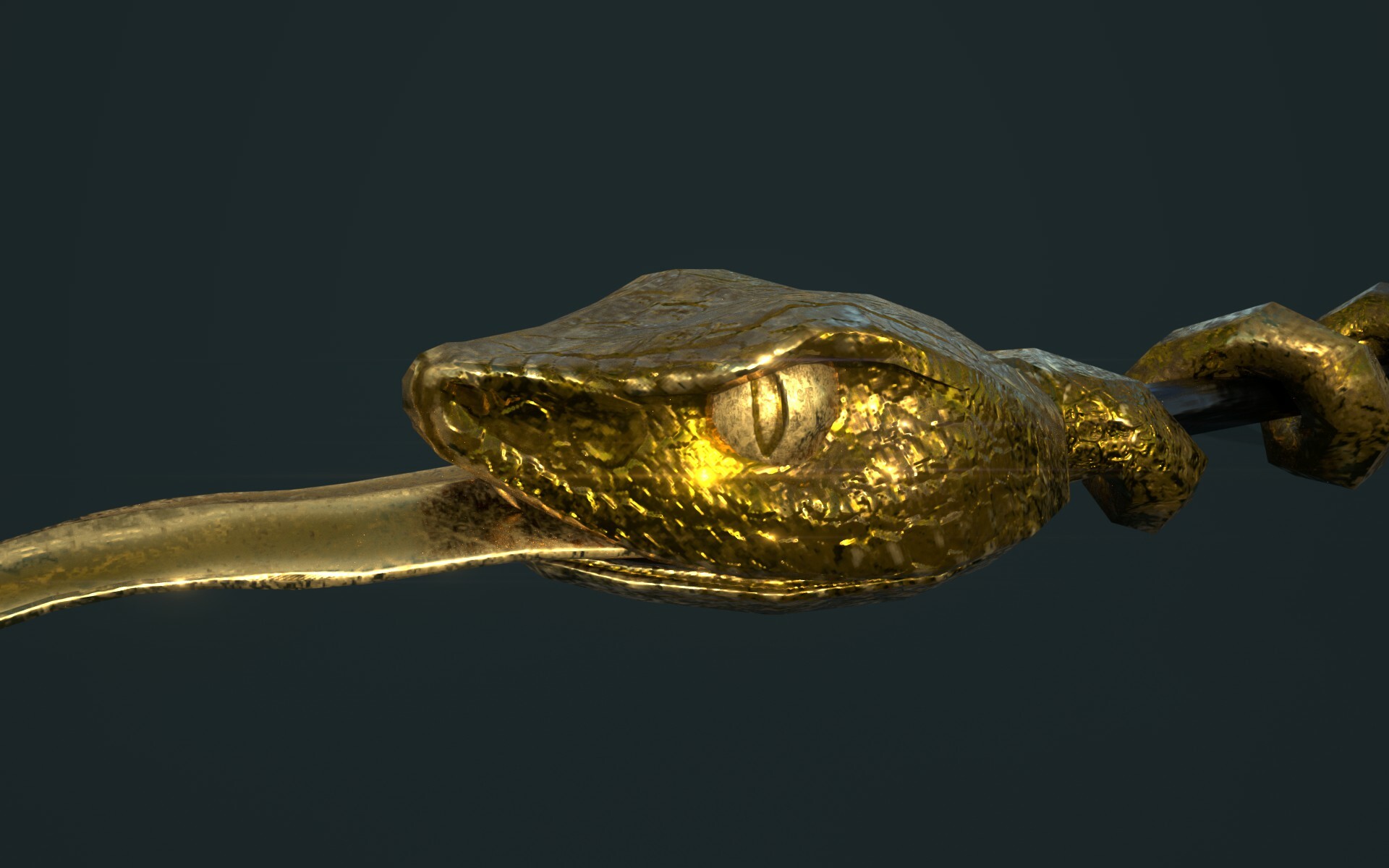 ArtStation - Snakes Weapons: The Spear