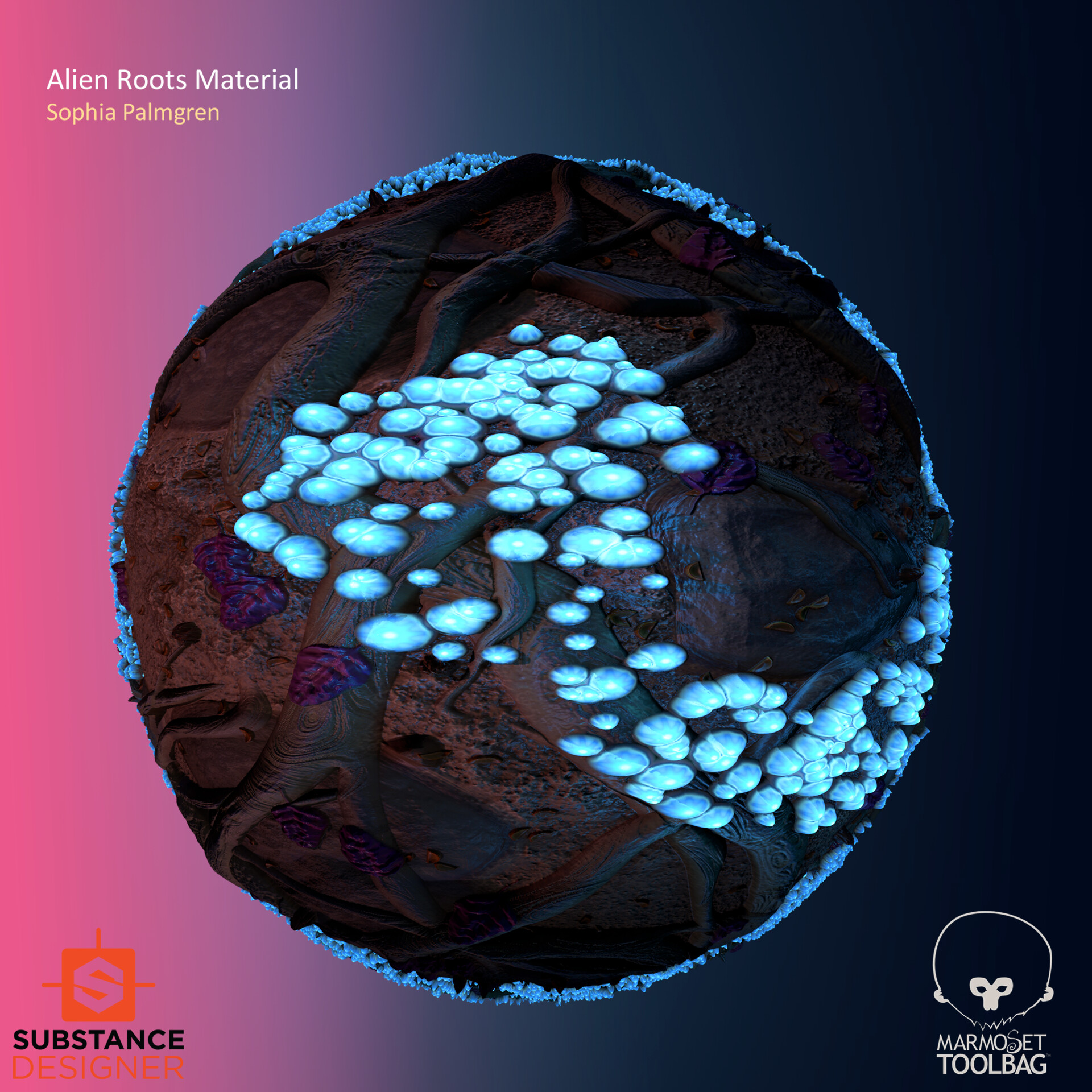 ArtStation - Alien Root Material