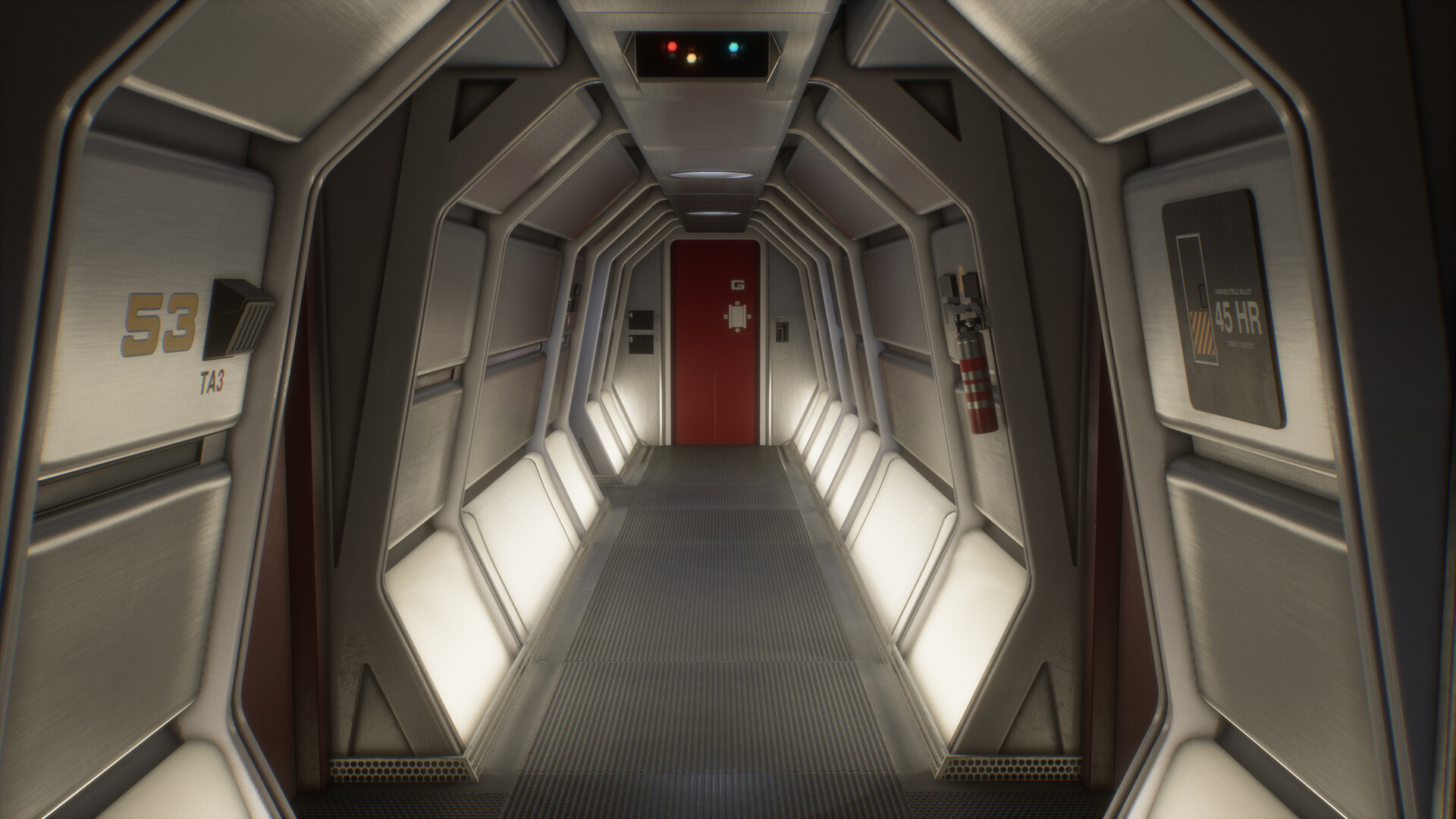 ArtStation - U.S.S. Enterprise Refit Corridors