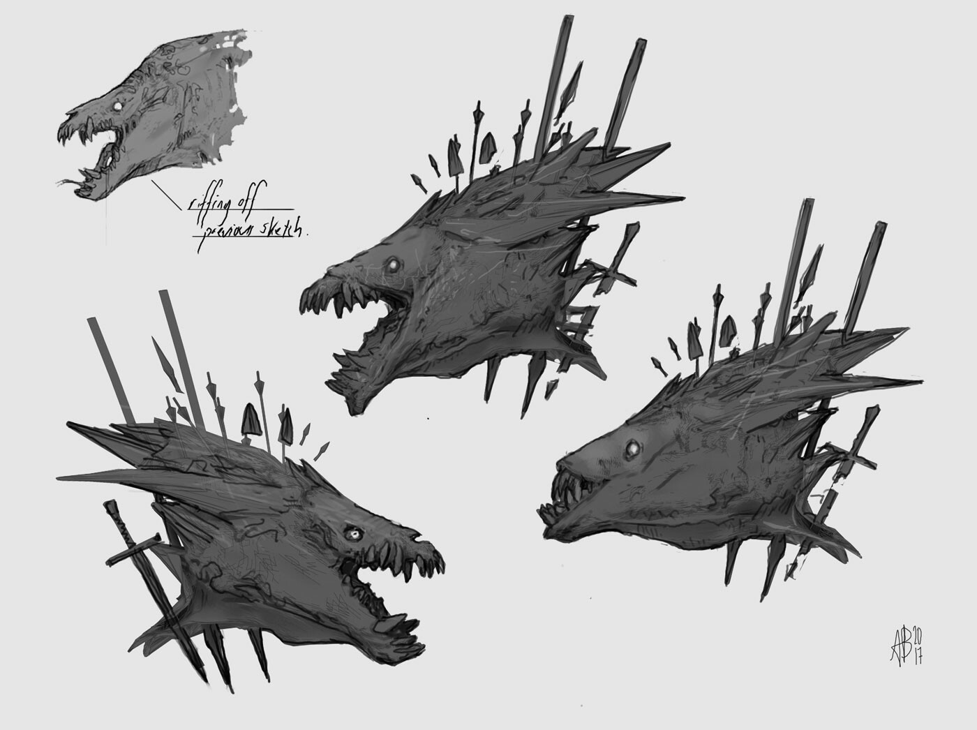 ArtStation - Creature Designs - Shelved project