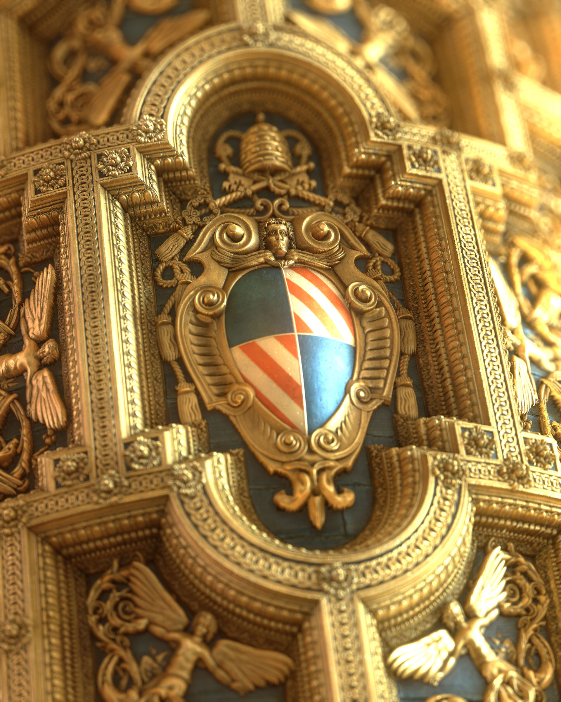 ArtStation - Baroque Ceiling - Substance Designer