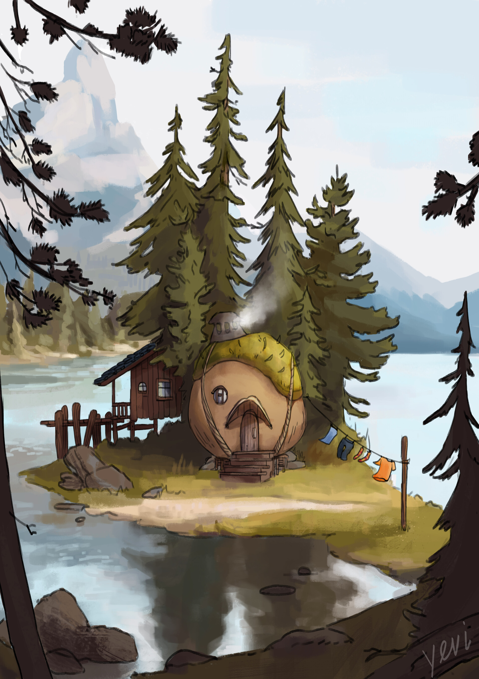 ArtStation - island getaway