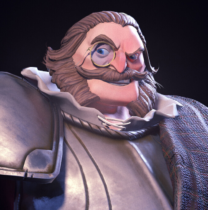 ArtStation - Commander (with a hand cannon)!