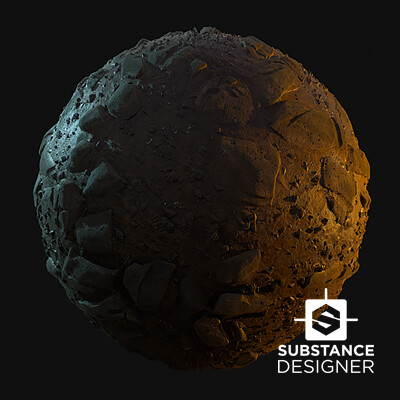 ArtStation - Wet Porous Rocks - Material Study