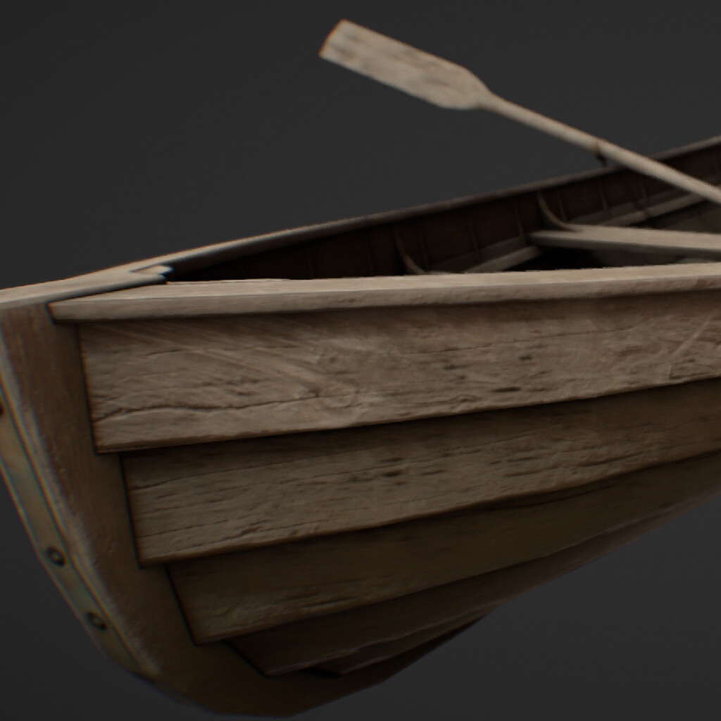 Benjamin Wood - Old Wooden Rowboat