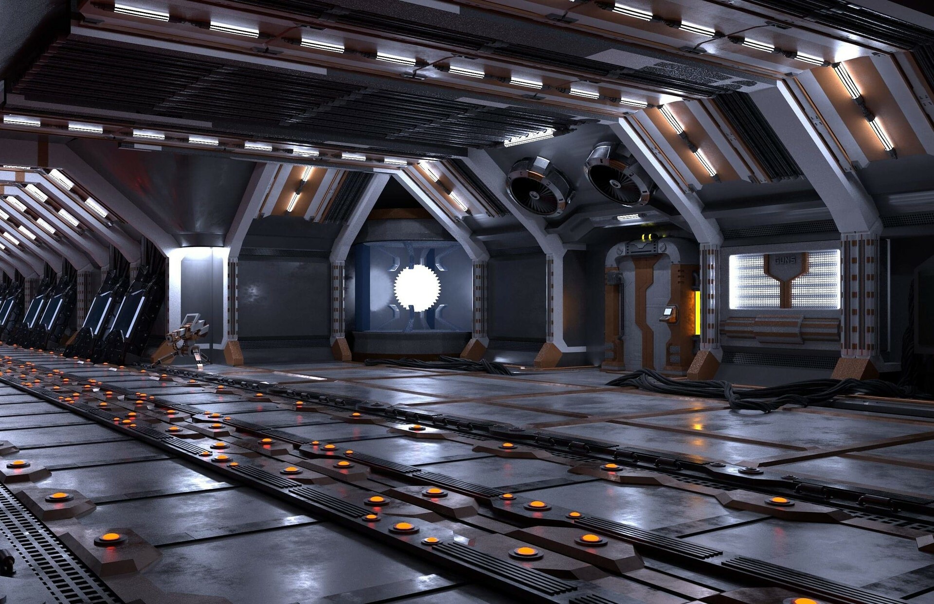 ArtStation - Scifi layout