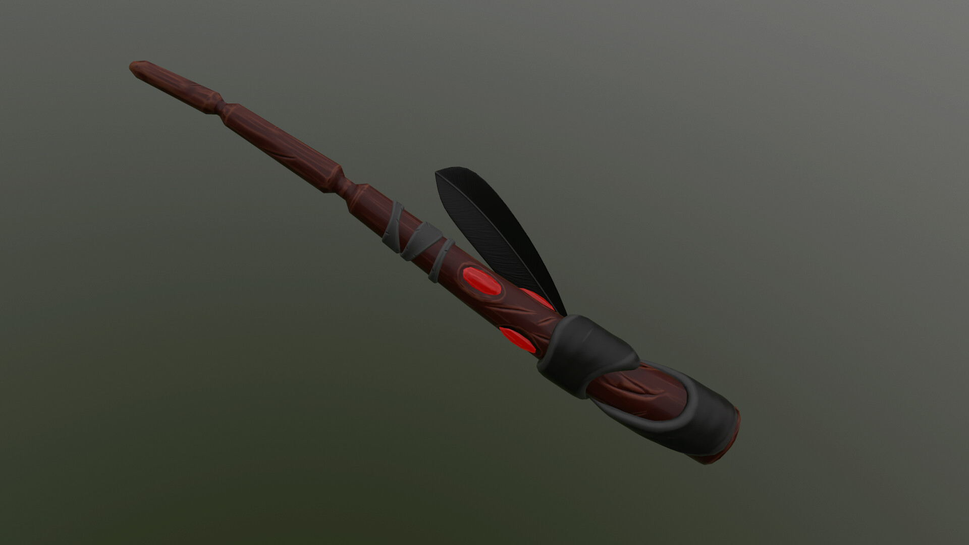 ArtStation - stylised "Raven Wizard" wand