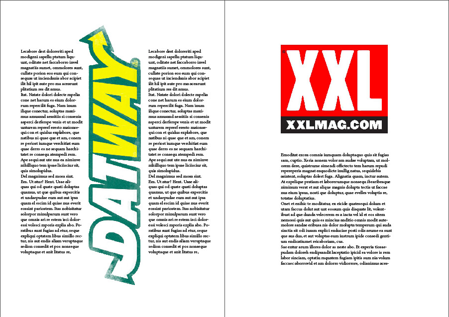 ArtStation - MAGAZINE SPREAD SHEETS DESIGNS