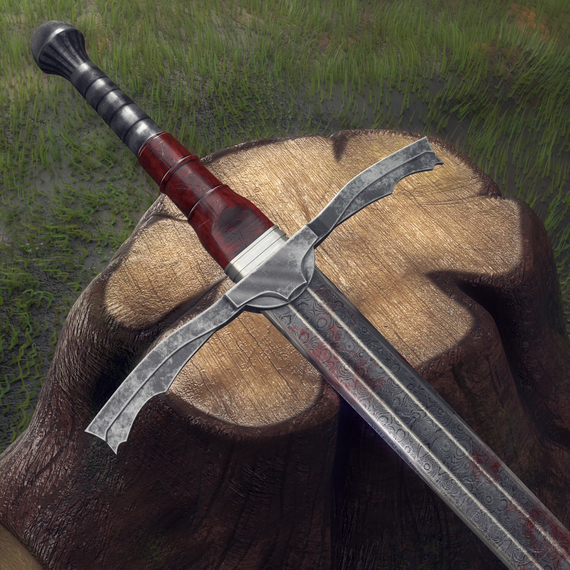 ArtStation - knight sword