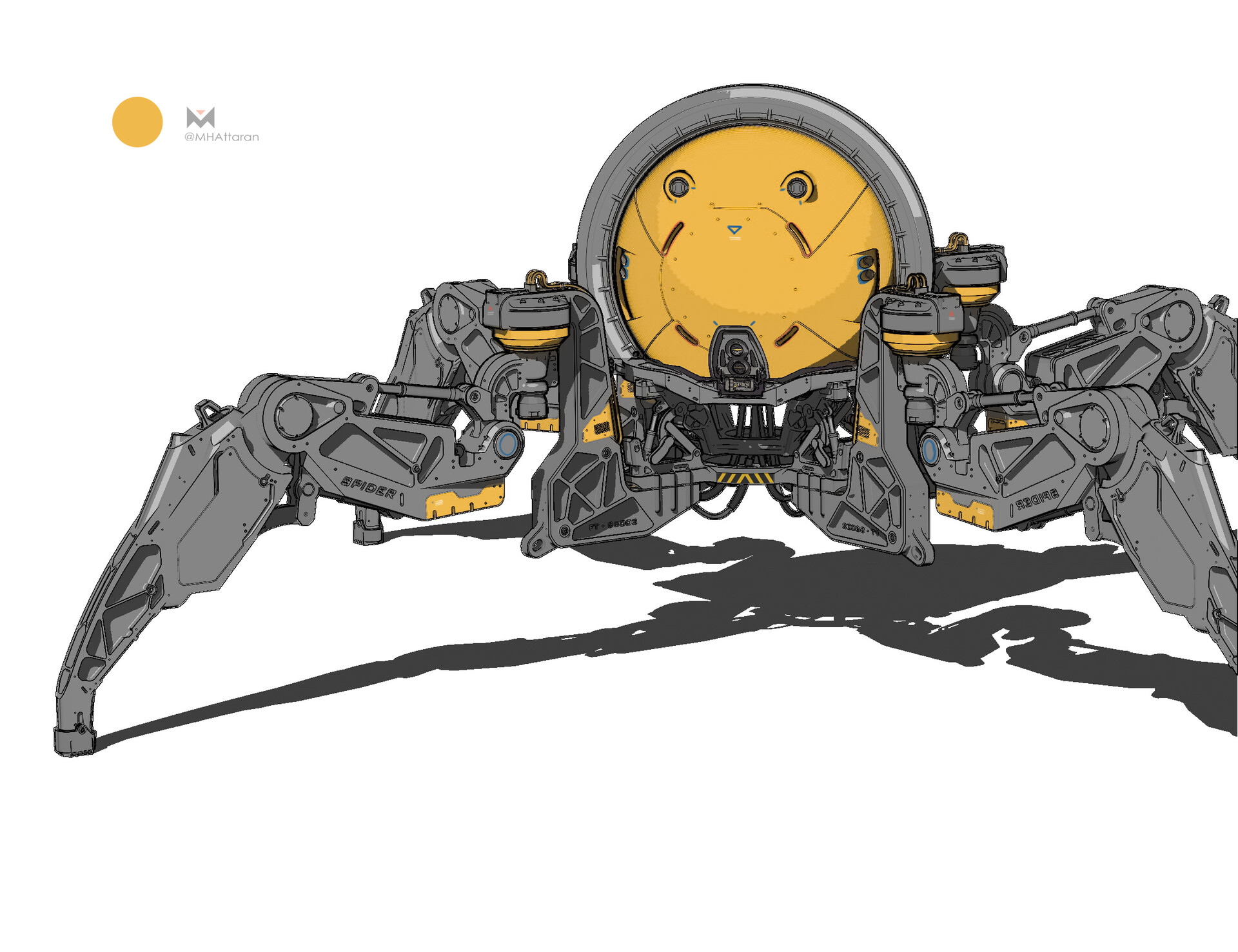ArtStation - the spider bot