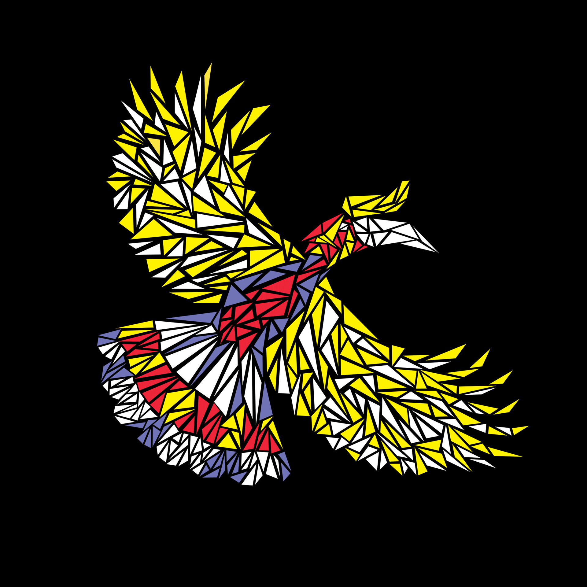 ArtStation - Hornbill Pattern Illustration