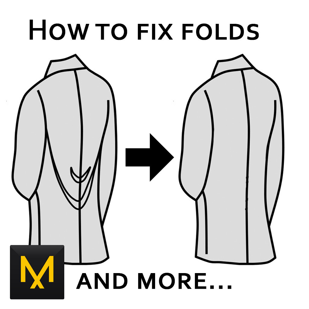 ArtStation - How to fix folds.