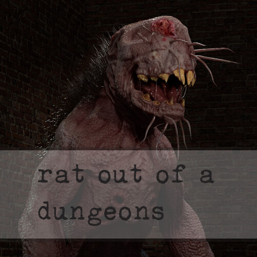 ArtStation - rat out of a dungeons