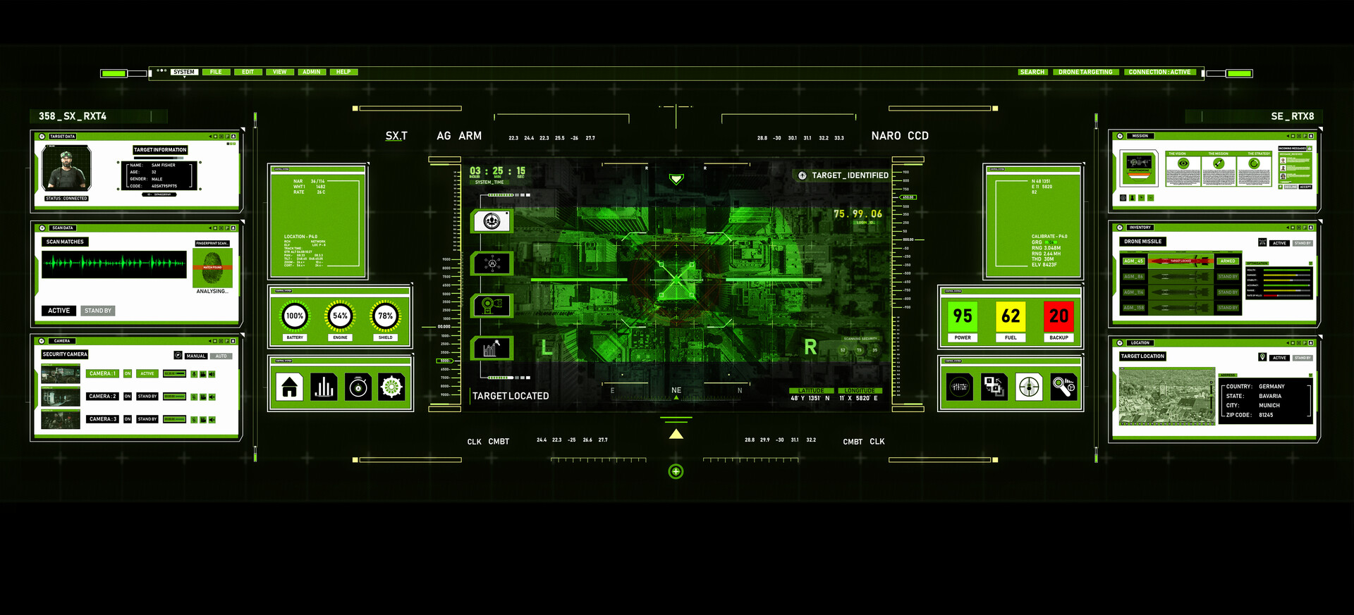 ArtStation - Drone UI
