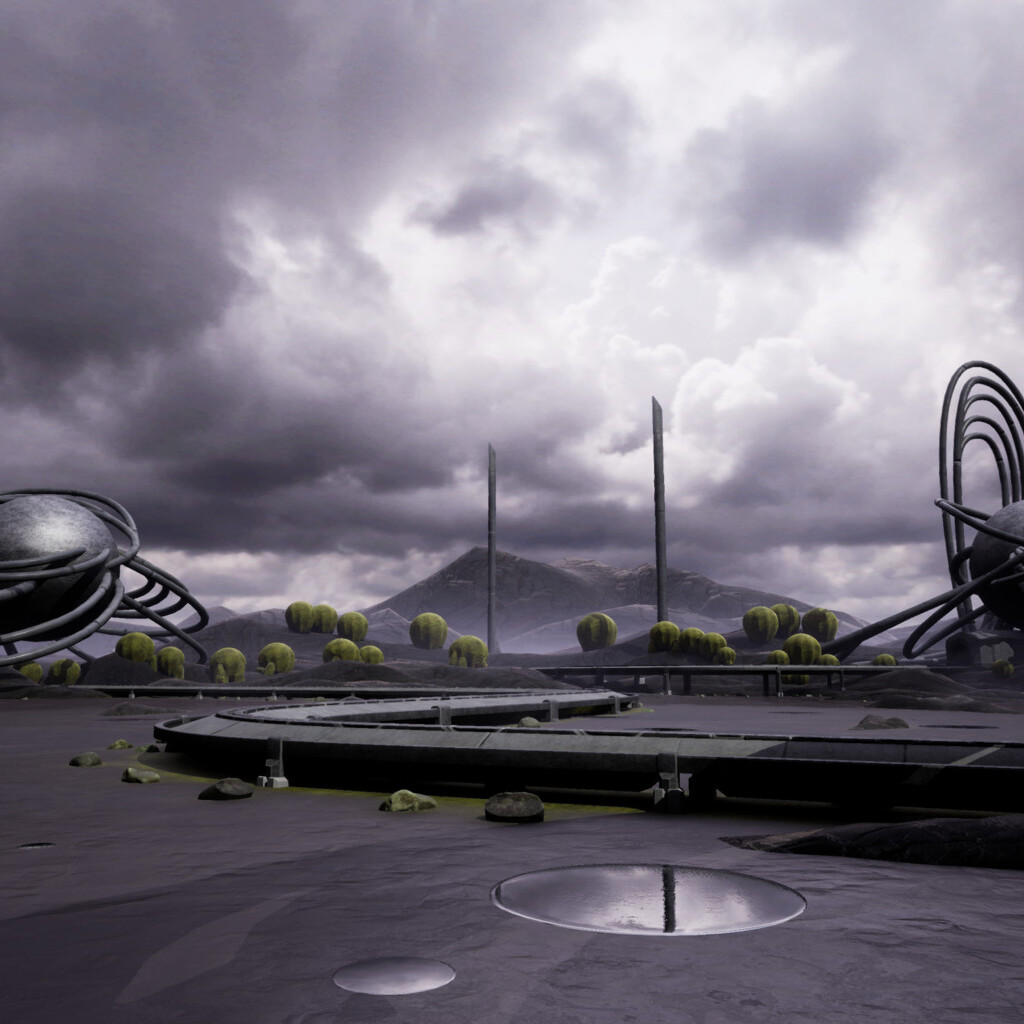 ArtStation - Futuristic scene