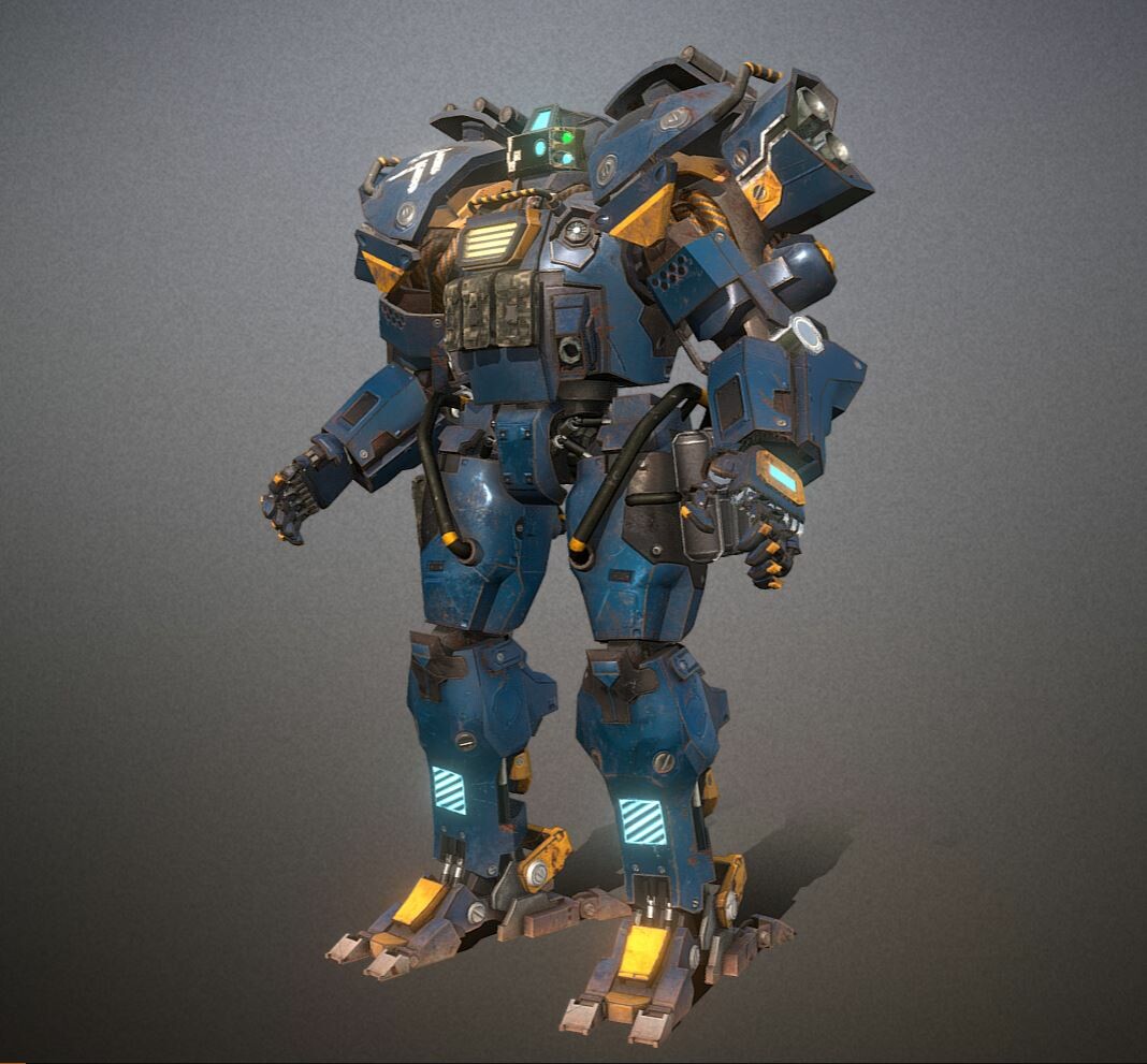 ArtStation - Soldier Mecha