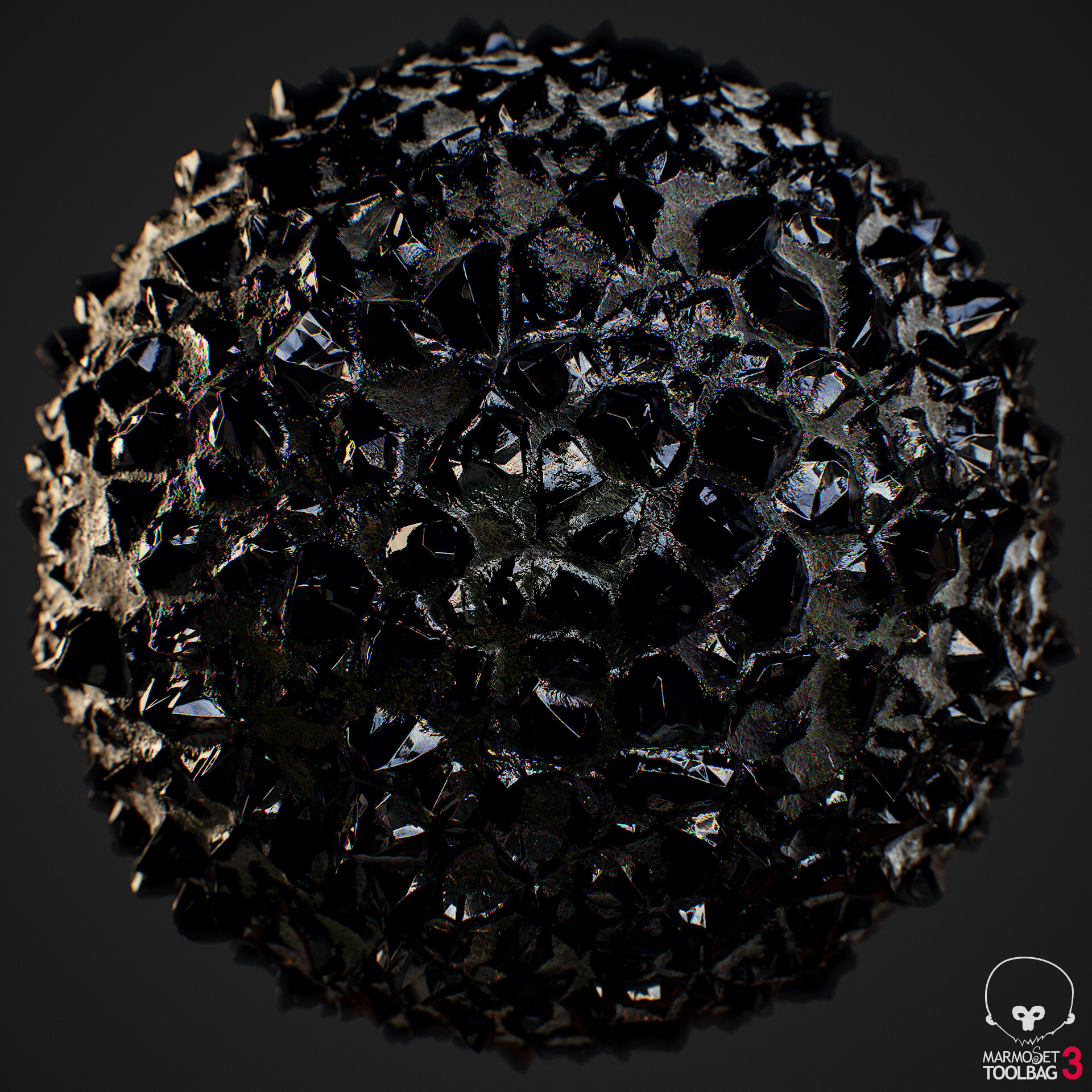 ArtStation - Obsidian Rock