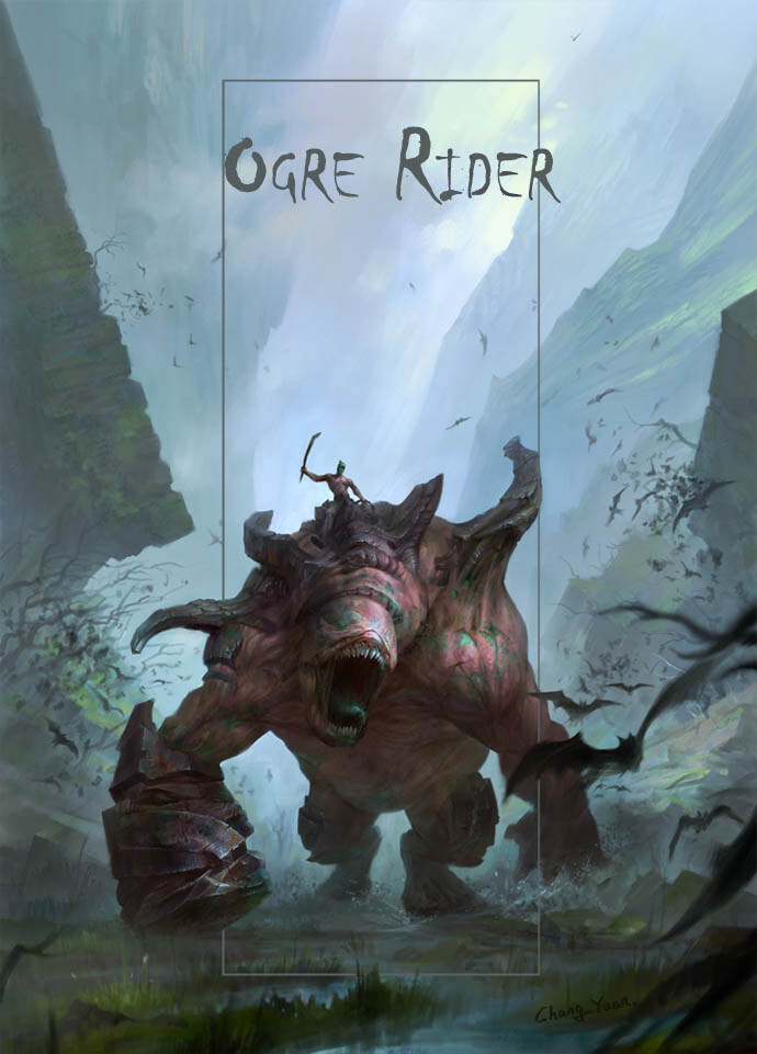 ArtStation - Ogre Rider 2013