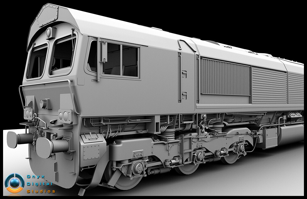 ArtStation - Class 66 Locomotive