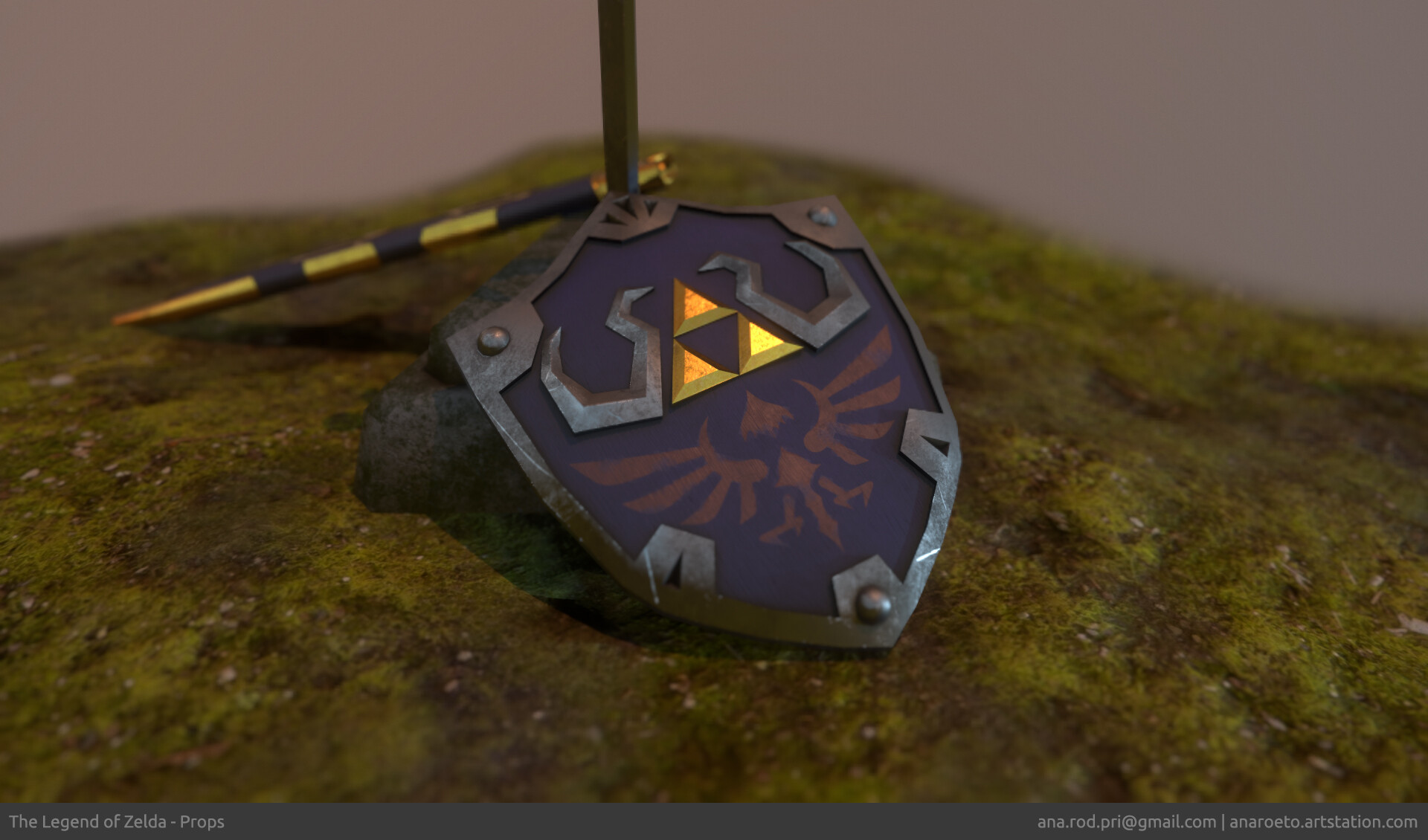 ArtStation - The Legend of Zelda Props