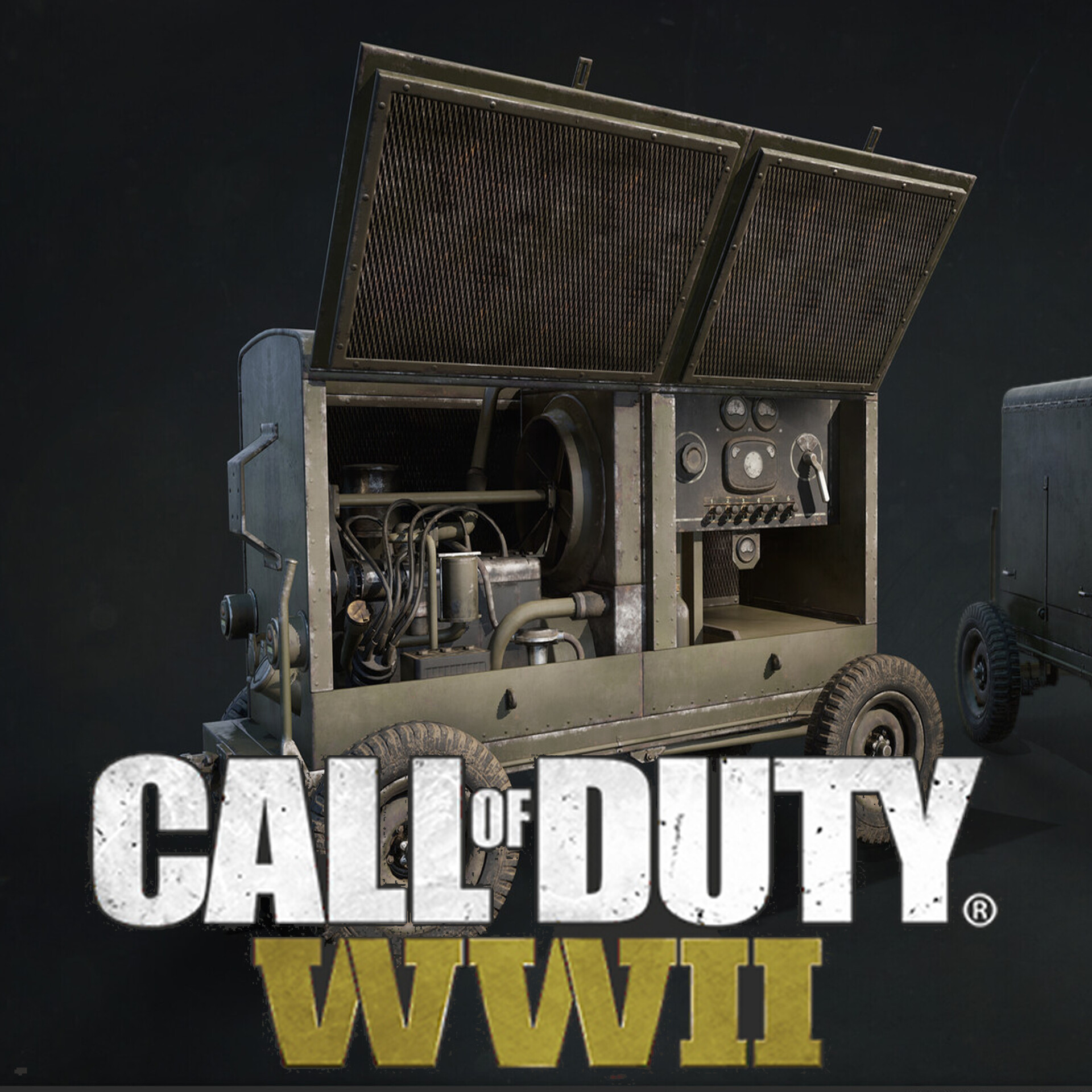 ArtStation - GE power generator for anti-aircraft searchlight