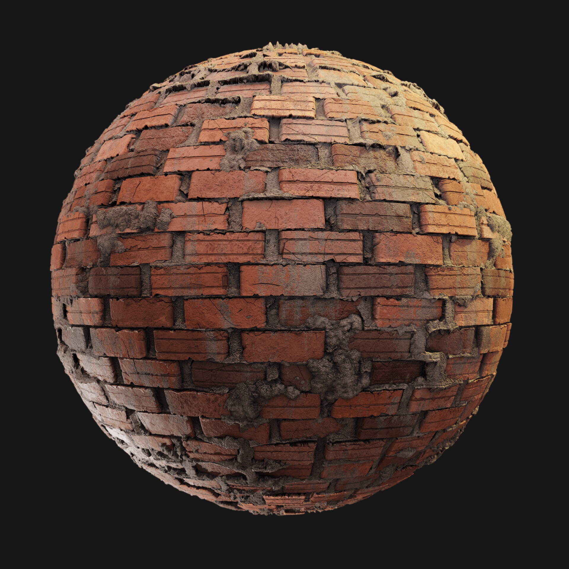 ArtStation - Messy Brick Wall Material