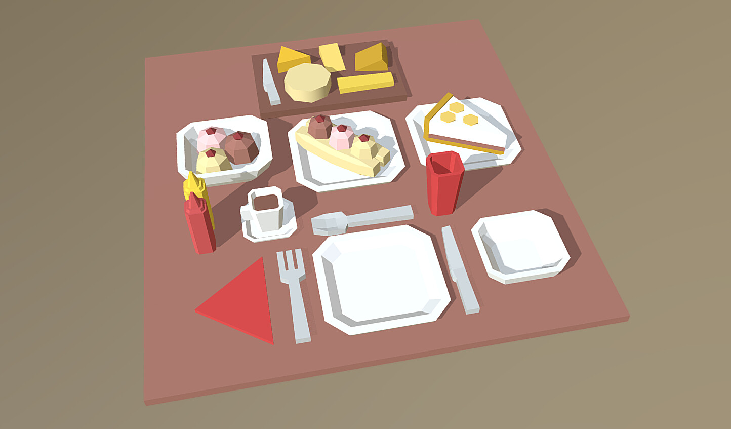 ArtStation - A Selection of Desserts