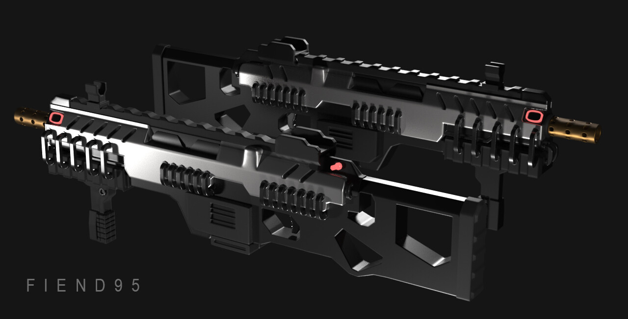 ArtStation - SMG_rifle