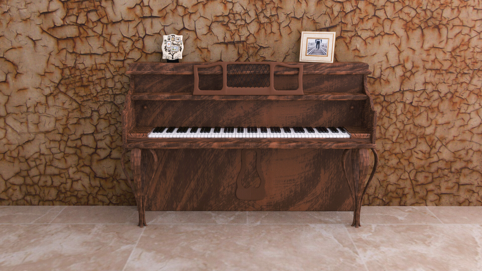 ArtStation - Piano 3D model