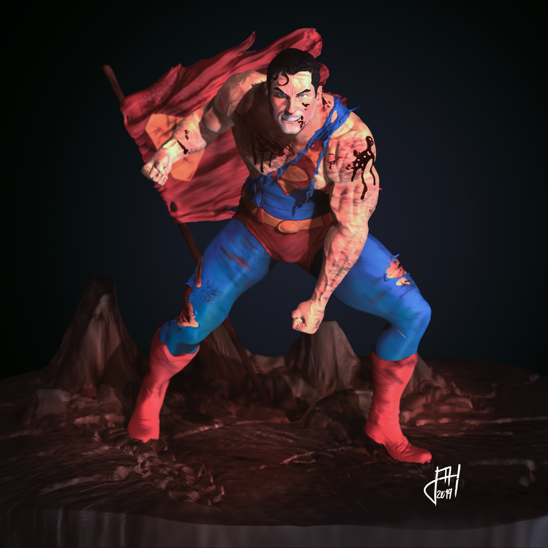 ArtStation - The Death and Return of Superman