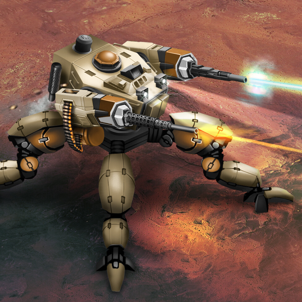 ArtStation - Stylized Mech Concept art