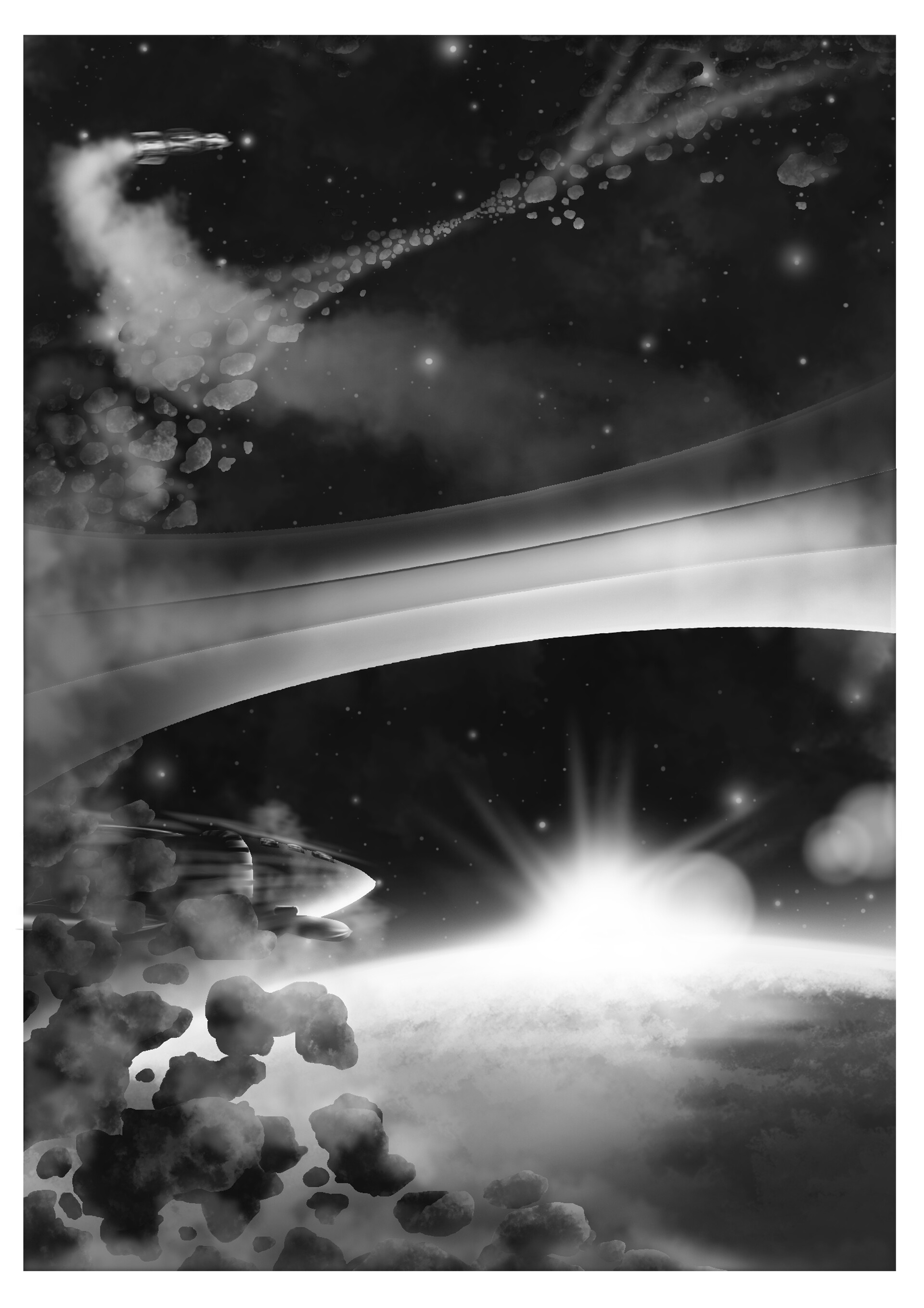 ArtStation - Space Scene