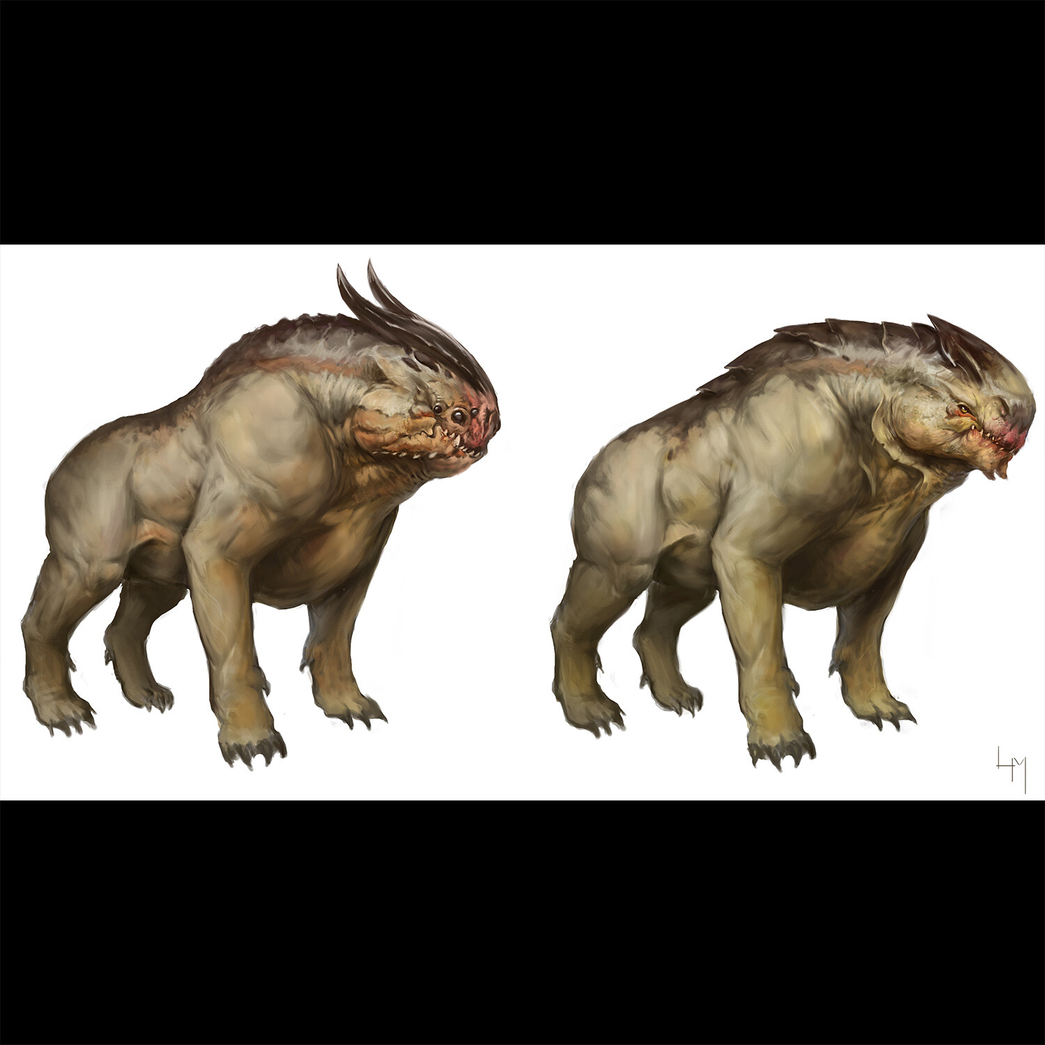 ArtStation - RPG Lizard Dogs