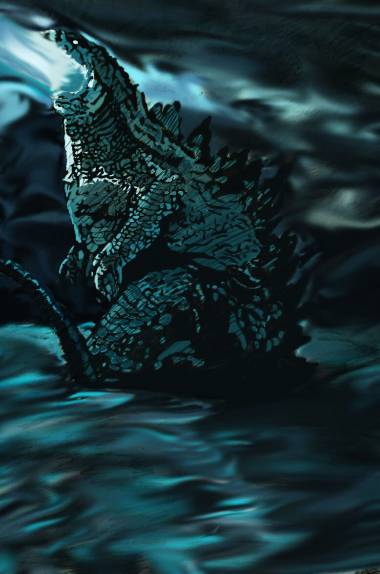 ArtStation - godzilla art update