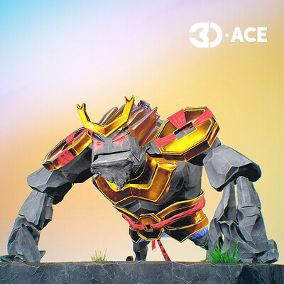 ArtStation - Concept art — Stylized Golem