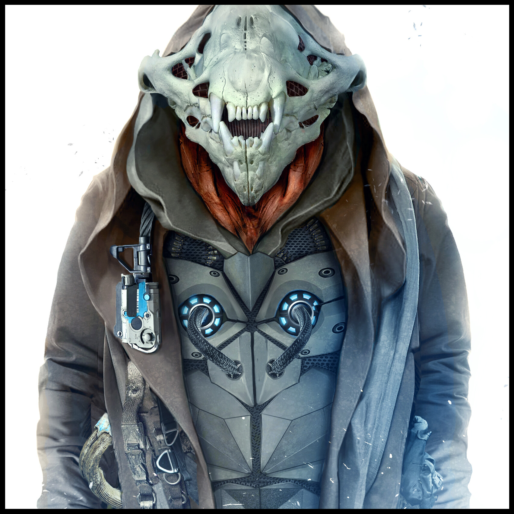 ArtStation - Cyber soldier 3 (10 hours, april 2019)